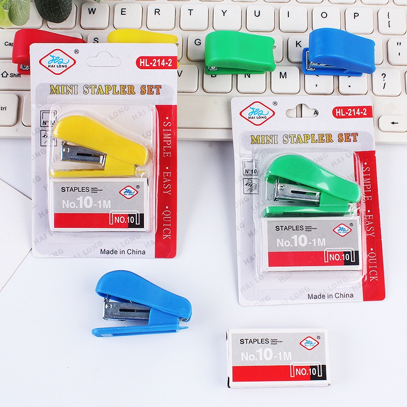 Mini Standard stapler Set 24 / 6 stationery stapler | Shopee Philippines
