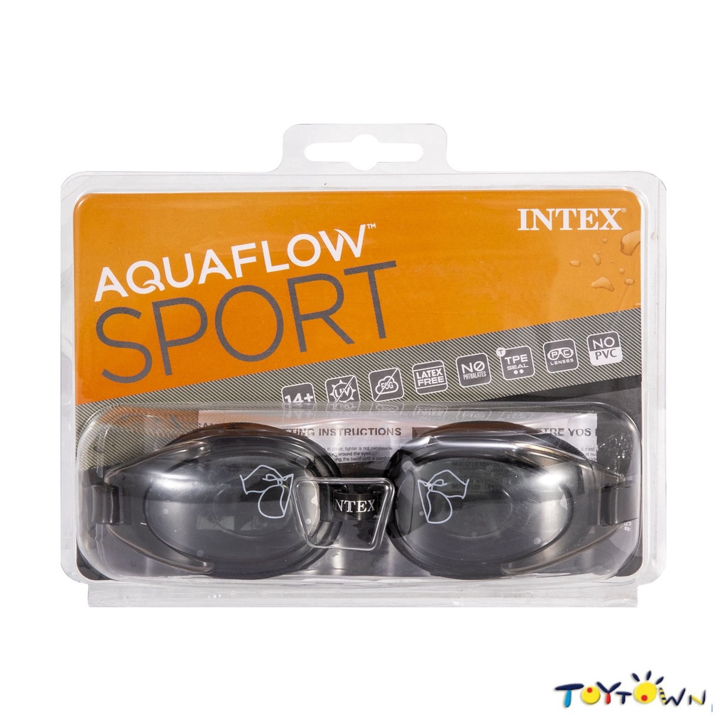 Intex Aquaflow Sport Water Sport Goggles (Black) | Shopee Philippines