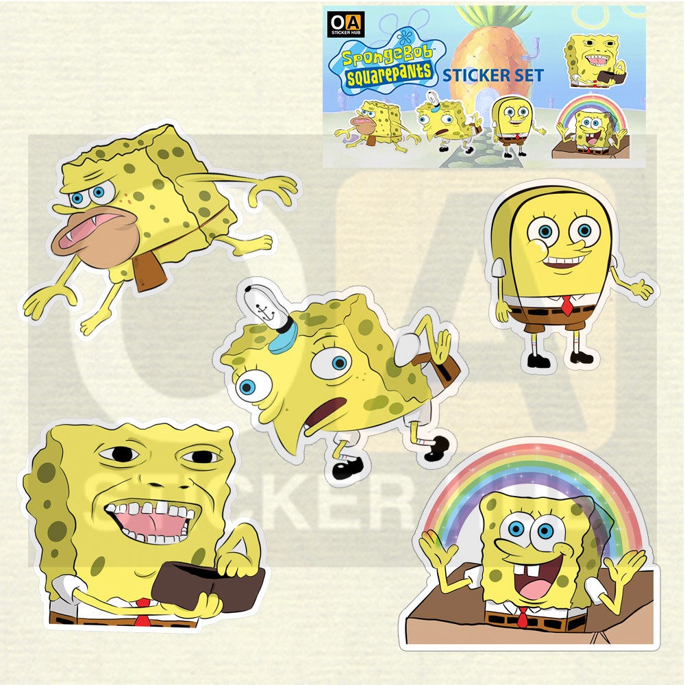 Spongebob memes Sticker set | Shopee Philippines