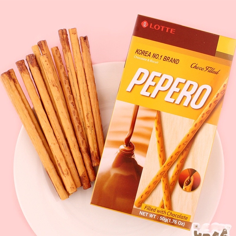 Lotte Pepero Choco Filled w/ Rich Chocolate 50g | Shopee Philippines