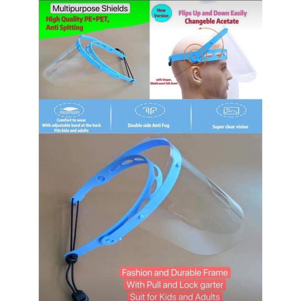 Moveable and Adjustable Flip up Face Shield | Shopee Philippines