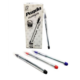 Panda Classique Ball Pen Water Gel 12 Pcs Per Box 0.7 Tip Original 1 ...