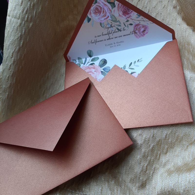 BULK Burnt Orange/Rust/Copper metallic envelope/ Rust Kraft BULK ...