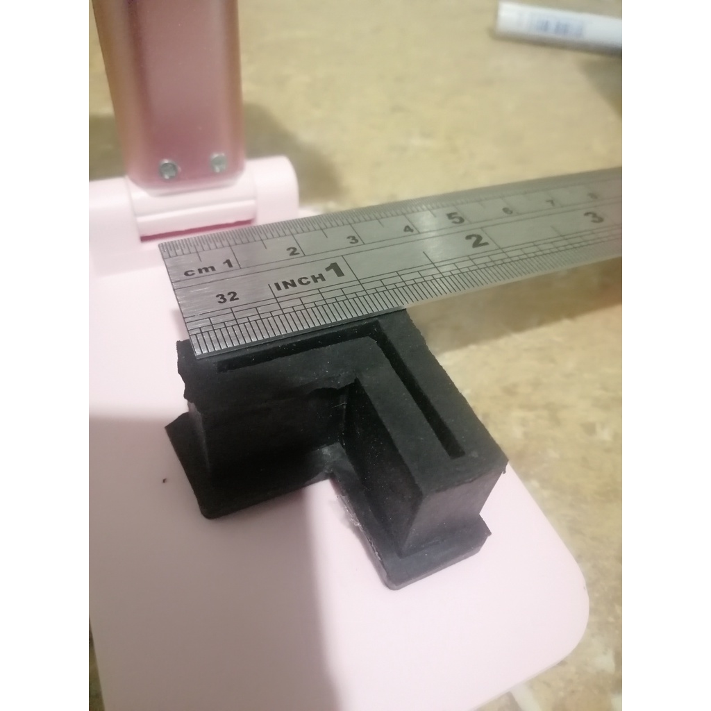 100PCS (WHOLESALE) 1x1 inch (25MM) ANGULAR HEAVY DUTY Tubular Rubber ...