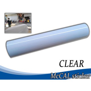 McCal custom size transparent Vinyl Stickers Decal Clear and Black ...