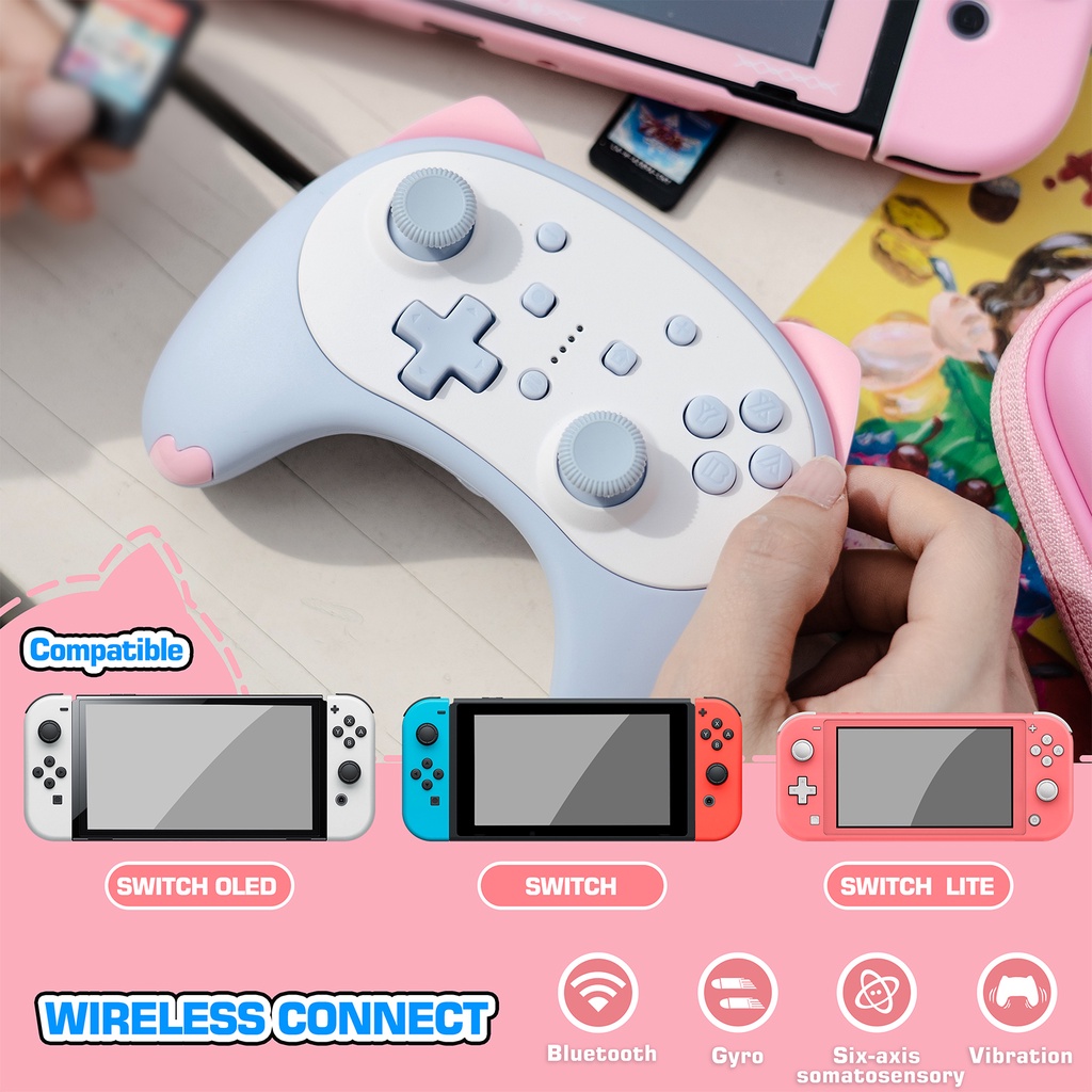 IINE Cartoon Cat Controller for Nintendo Switch | Shopee Philippines