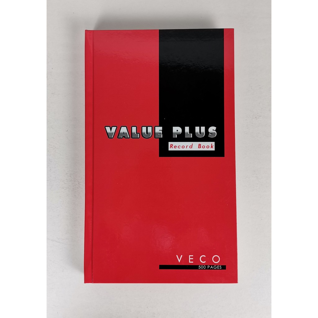 Veco Record Book Value Plus 6.75 x 11.13in (1pc) | Shopee Philippines