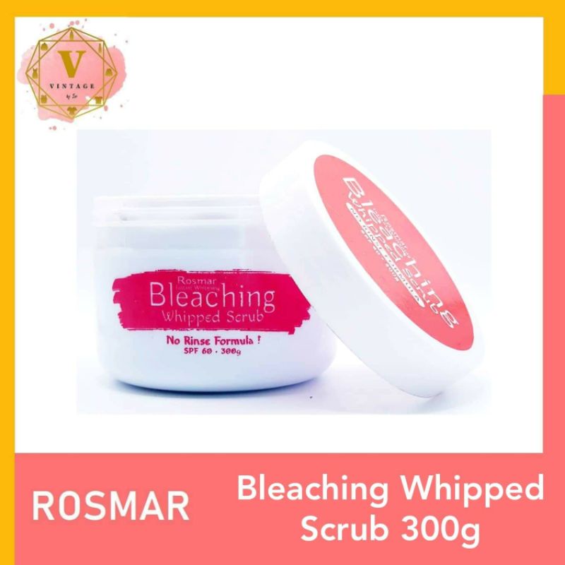 ROSMAR Bleaching Whipped Scrub 300g or 100g | Shopee Philippines