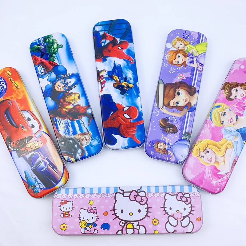 PENCIL CASE Matal &plastic , random style ASSORTED DESIGN FOR KIDS BOY ...