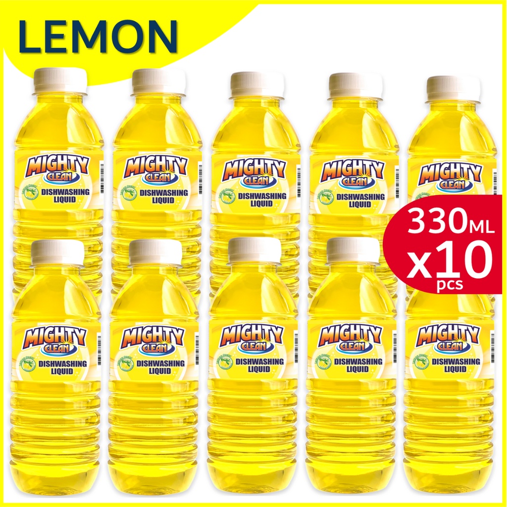 Mighty Clean Dishwashing Liquid Lemon - (DWL Yellow) - 330ml LEMON ...