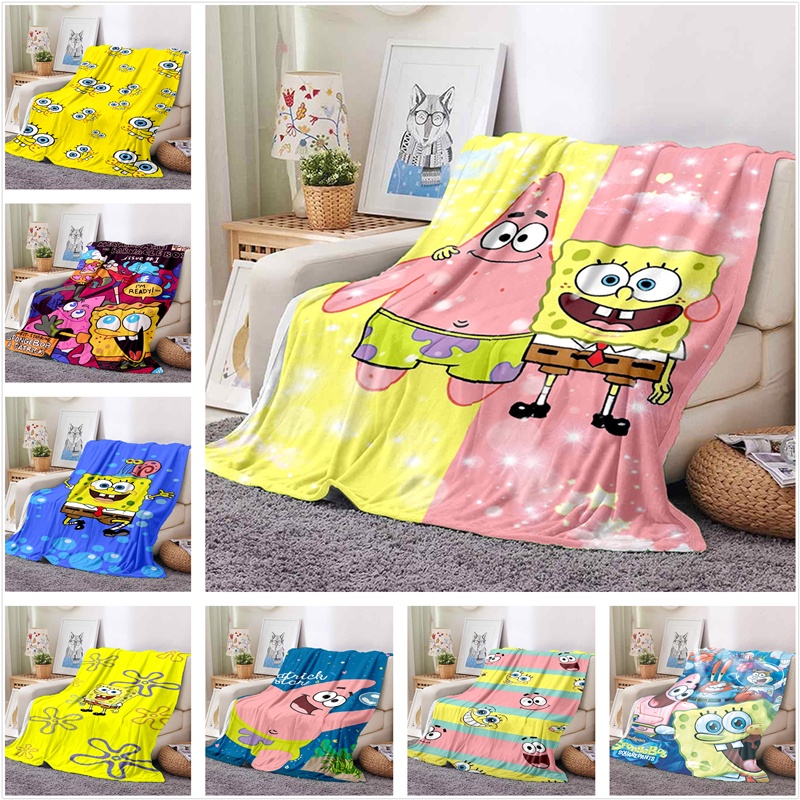 Spongebob Cartoon Cute Blanket Pie Daxing Sofa Office Nap Air ...
