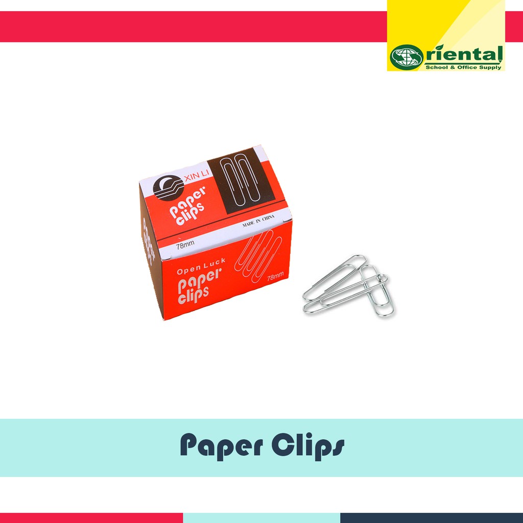 Metal Paper Clip - Small Paper Clip - Sold per box | Shopee Philippines