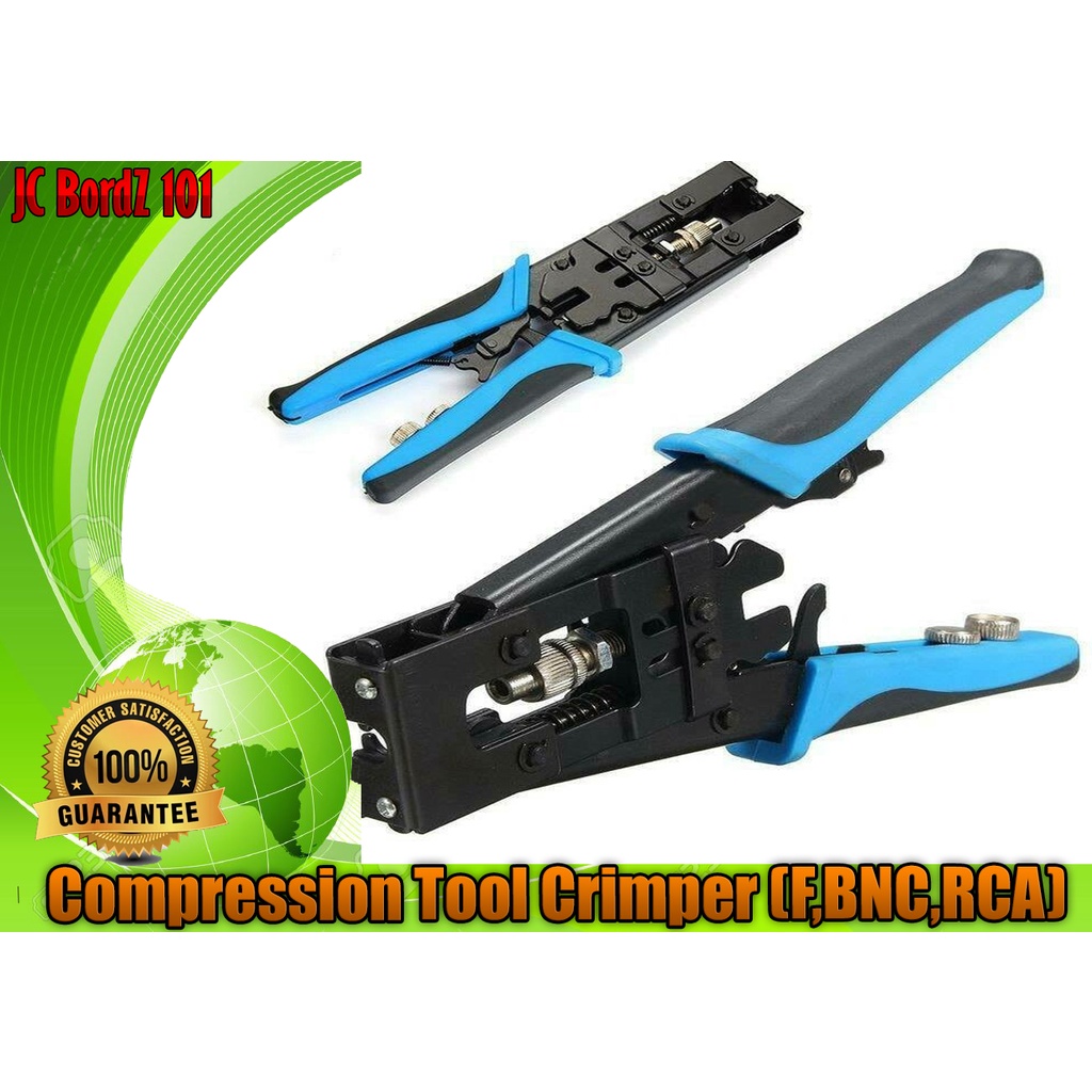 Durable Coax Compression Crimper Tool BNC/RCA/F Crimping Plier (1PC ...