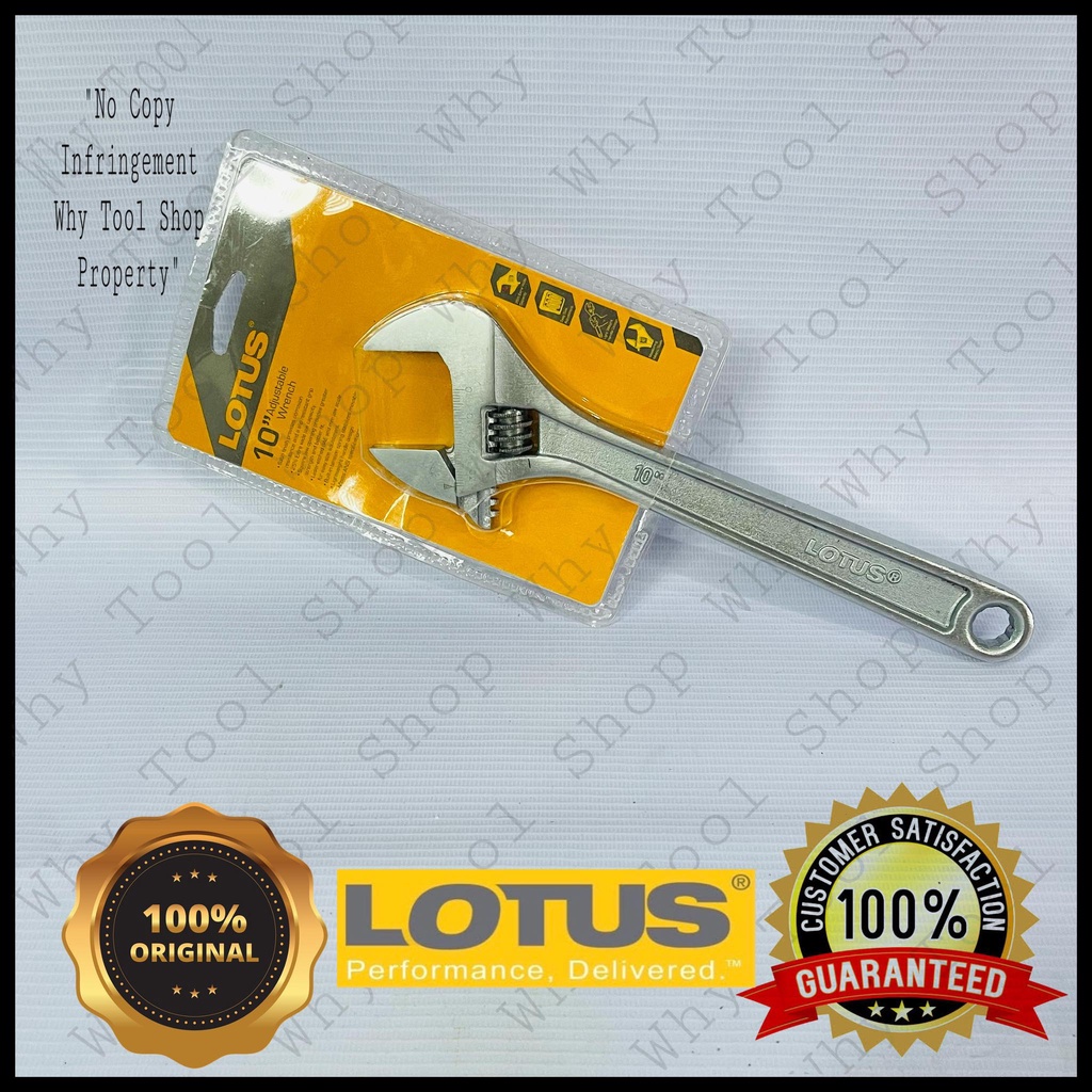 Lotus Adjustable Wrench 10"(KATALA) | Shopee Philippines