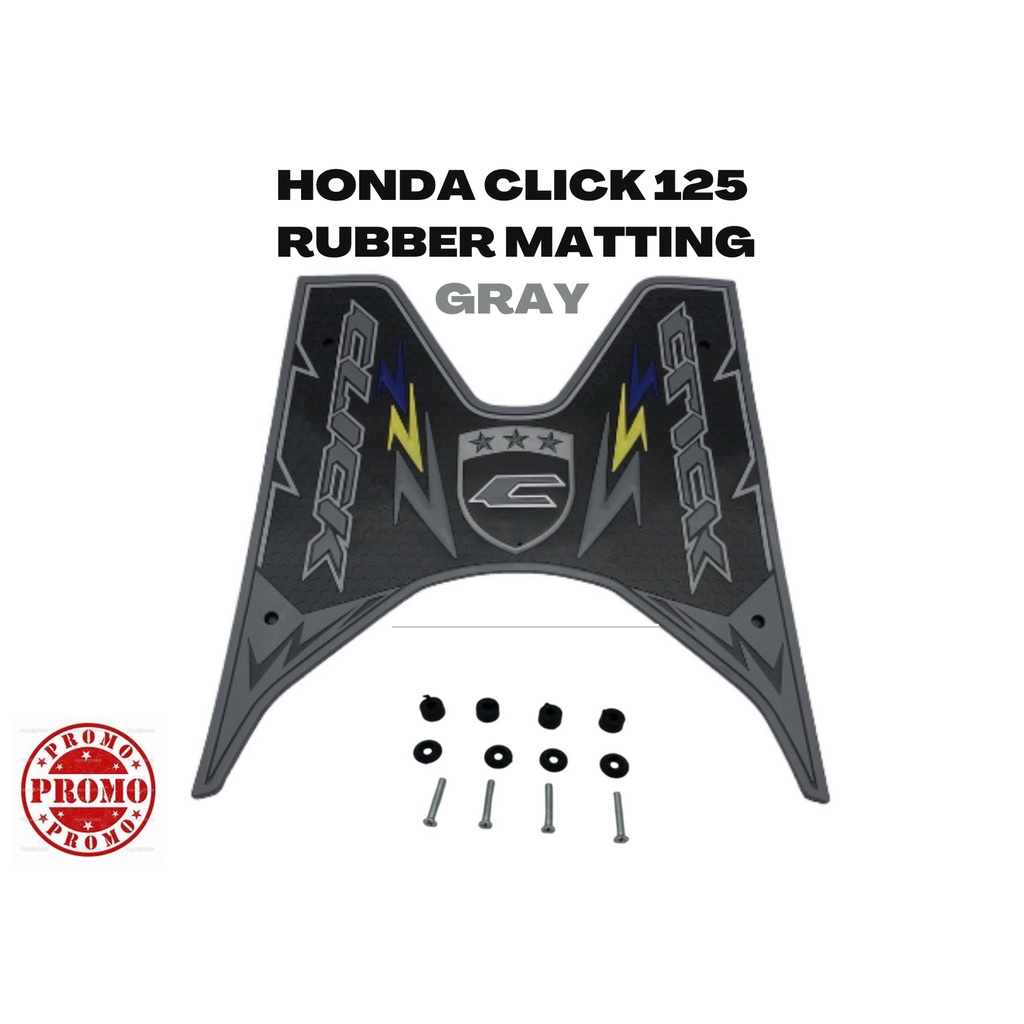HONDA CLICK 125i RUBBER MATTING GRAY /HONDA FLOOR MATTING HIGH QUALITY ...