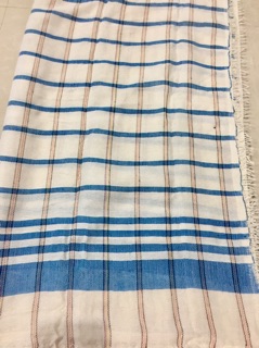SINGLE-CLASSIC BLUE STRIPE INABEL BLANKET 36 x 68 inches (locally known ...