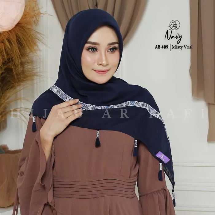 Hijab Ar Rafi Ar409 Quadrilateral W | Shopee Philippines