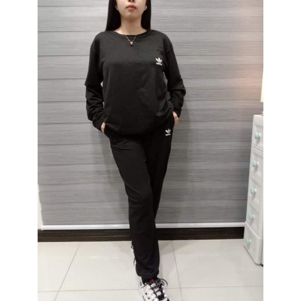 Sweatshirt Jacket with Jogger Pants terno both sides pocket | Shopee ...
