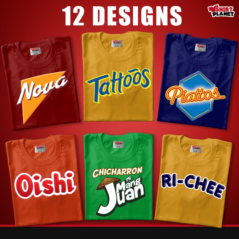 New Filipino Snack Inspired Tshirt Design Tattoos Piatos Cheepy Nova ...