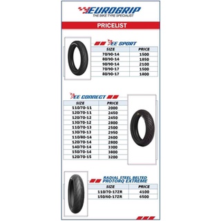 EUROGRIP TIRES BY AVMOTO | Shopee Philippines