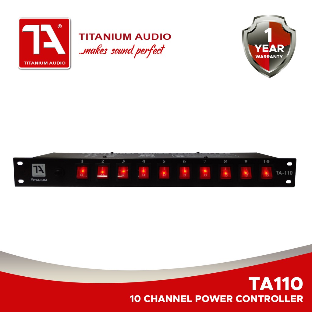 Titanium TA110 Power Controller 10 Channel / Titanium Power Controller ...
