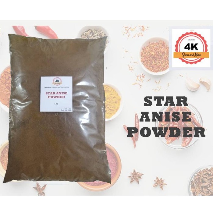 Star Anise Powder PURE 500g, 1 KG | Shopee Philippines