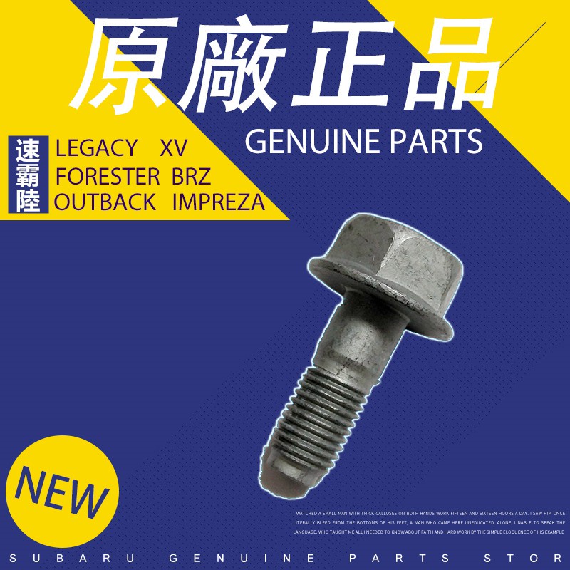 26231FE011 SUBARU Forester Legacy Outback XV BRZ Disk Brake Bolt ...