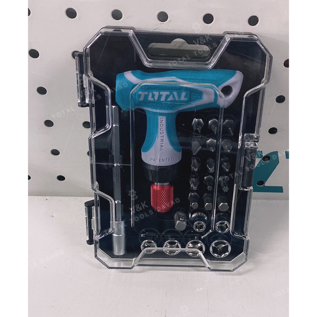 TOTAL tool 24pcs Bits Set TACSD30186 industrial | Shopee Philippines