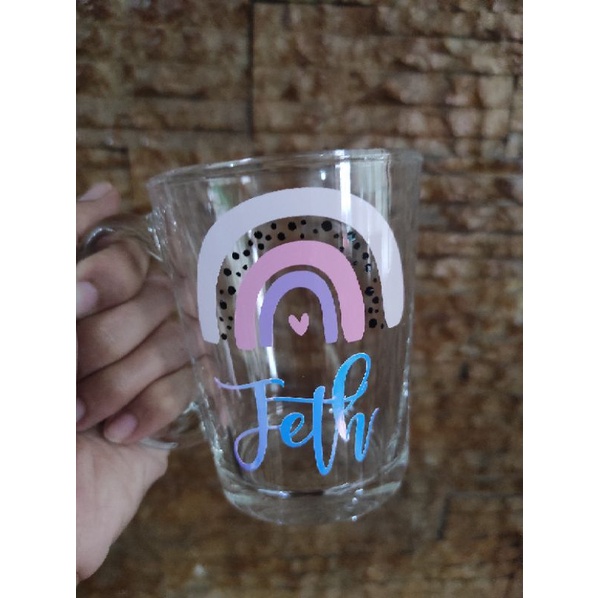 Personalized Clear mug for gifts/souvenir | Shopee Philippines