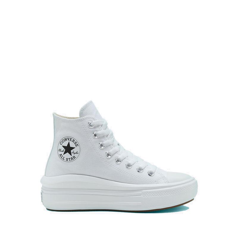 Converse Chuck Taylor All Star Move Platform Women's Sneakers - White ...