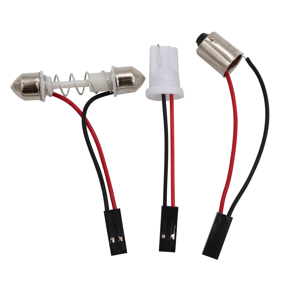 Truck Car Auto T10 W5w Led Bulb Light Wire Harness Adapter t10 socket ...