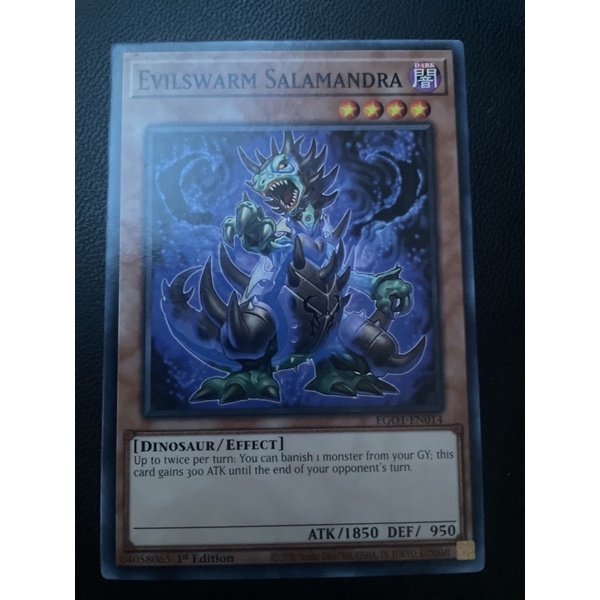Yugioh - Evilswarm Salamandra (TCG) | Shopee Philippines