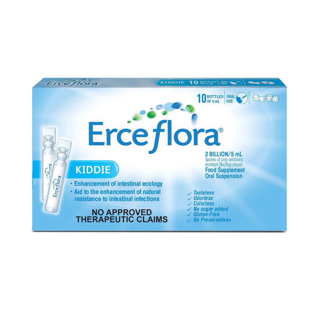 Erceflora 2 Billion / 5 ml Oral Suspension - 5s | Shopee Philippines