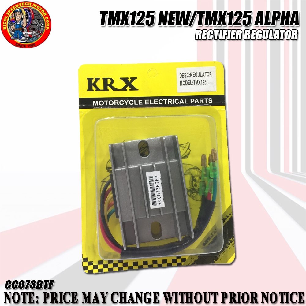 TMX 125 NEW/TMX 125 ALPHA RECTIFIER/REGULATOR (CC073BTF) | Shopee ...