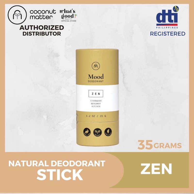 Coconut Matter MOOD Natural Deodorant Zen 35g | Shopee Philippines