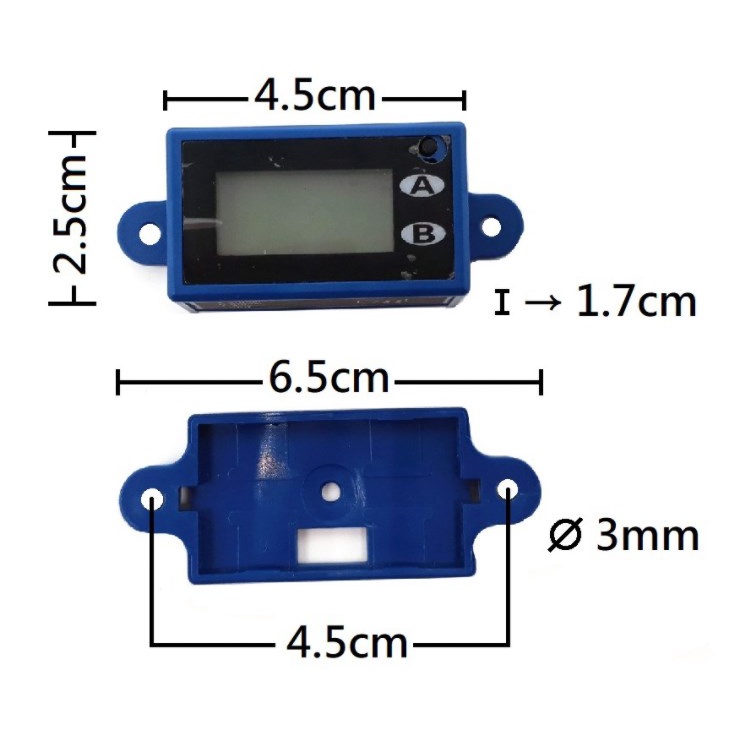 Clearable 2-way 7-digit counter, coin-operated pulse signal count ...