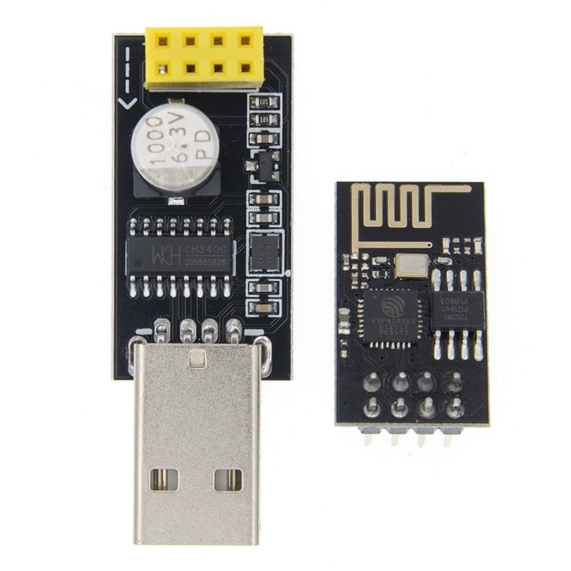 ESP01 Programmer Adapter UART GPIO0 ESP-01 Adaptater ESP8266 CH340G USB to ESP8266 Serial ...