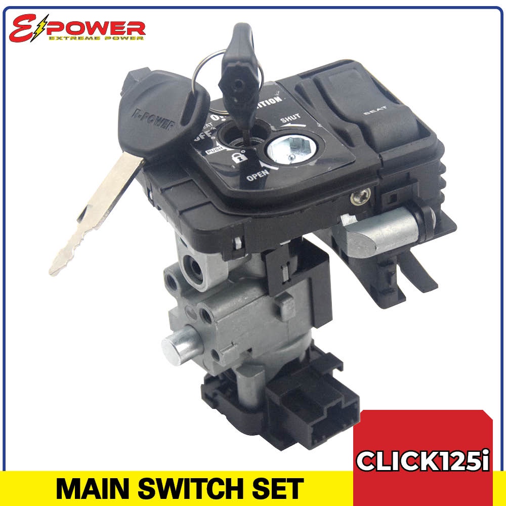 Honda Click125i E-Power Ignition / Main Switch & Key Set | Shopee ...