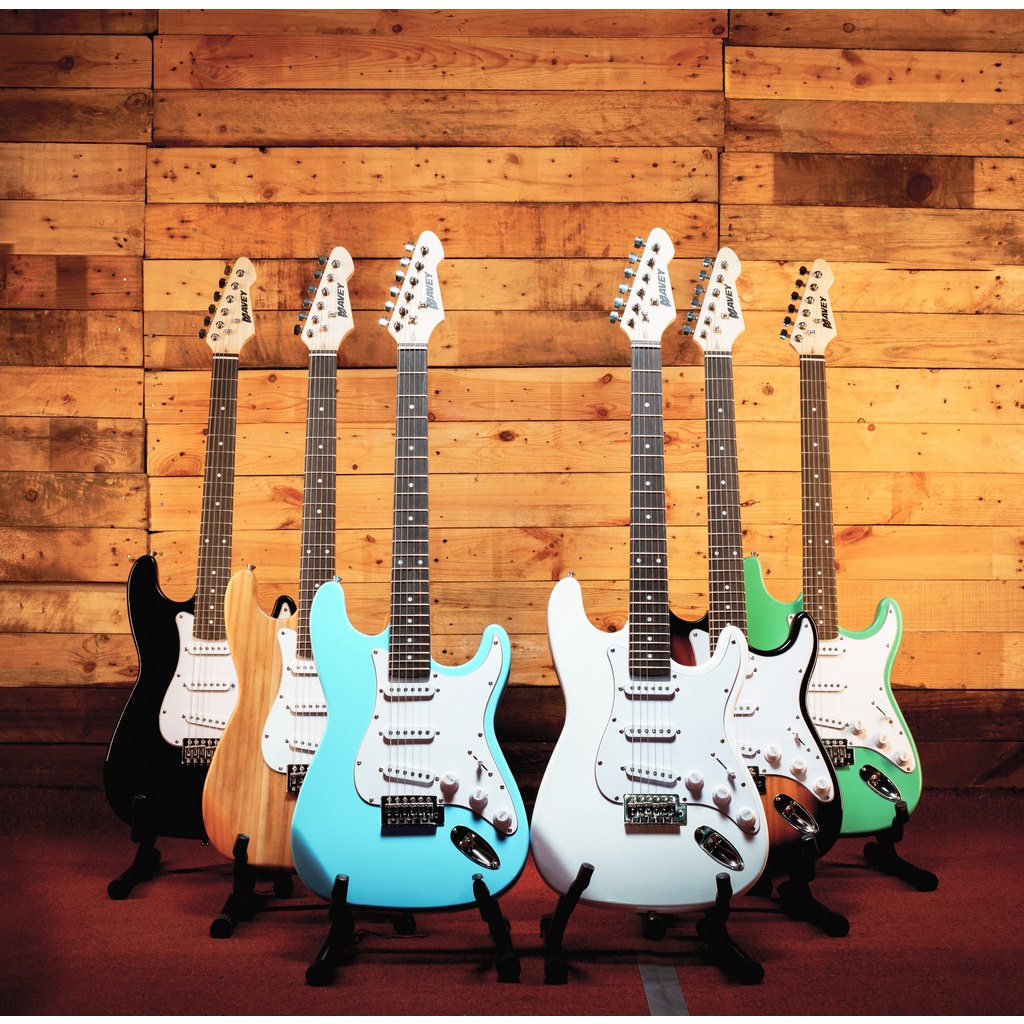 Mavey Stratocaster Electric Guitar | Shopee Philippines
