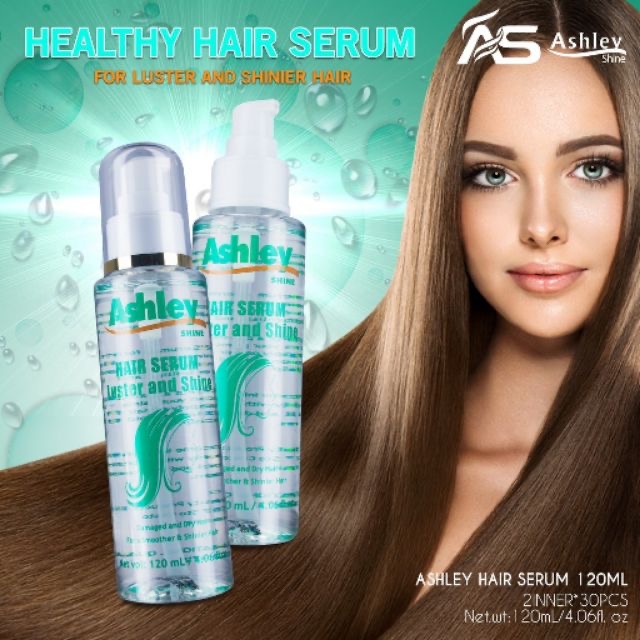 Ashley Shine Hair Serum Luster and Shine Repair Damage Dry Hair 120ml ...
