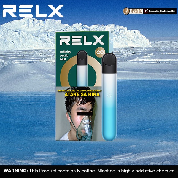 NEW BUNDLE RELX INFINITY ARCTIC MIST Device + 1 Pod Pro | Shopee Philippines