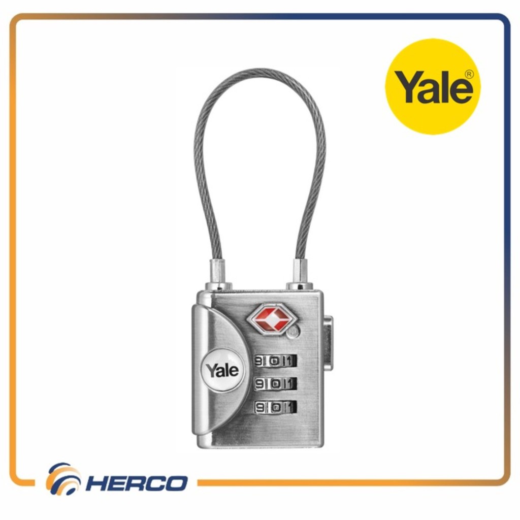 Yale Cable TSA Lock - YTP3/32/350/1 | Shopee Philippines