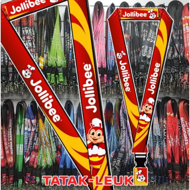 Jollibee 3 NEW design id lace lanyard id sling lanyards on hand cod ...