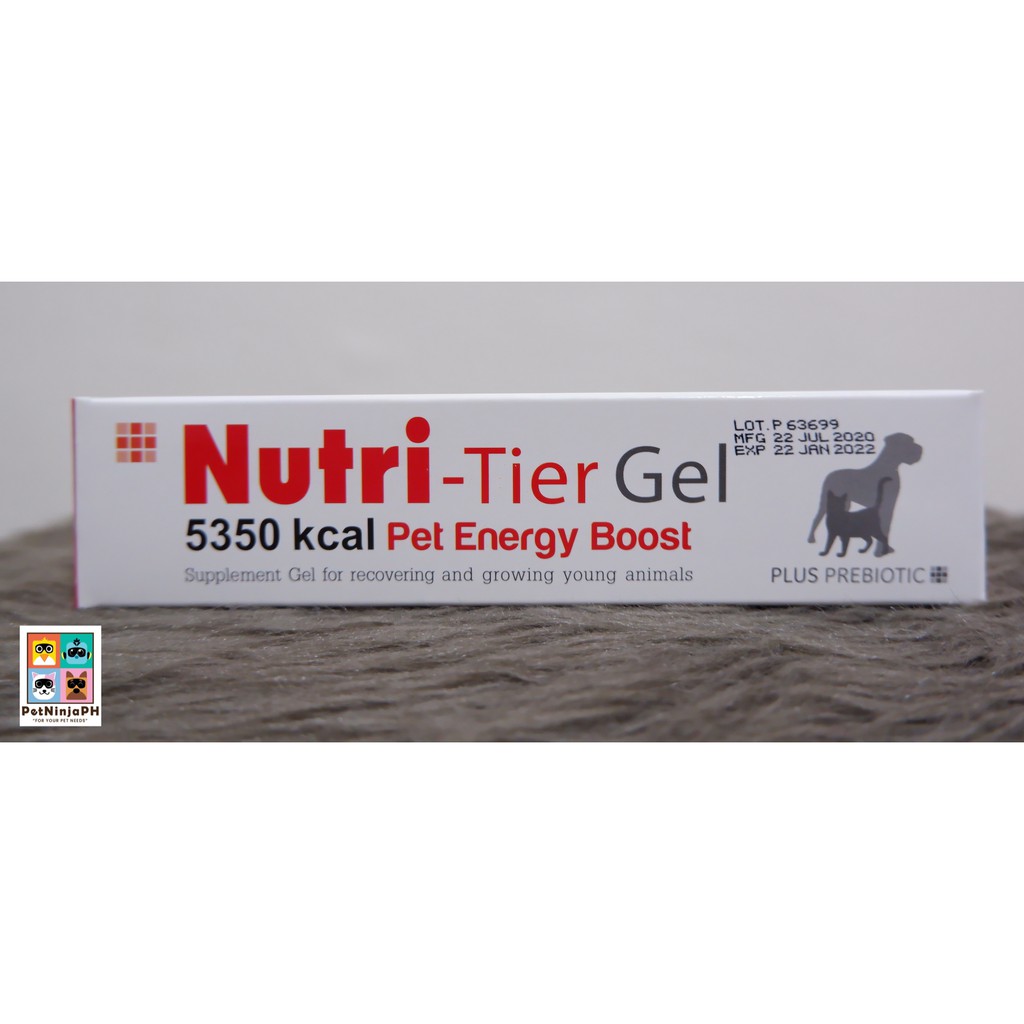 Nutri Tier Gel 30 grams Pet Energy Booster + Prebiotics for Dogs and ...