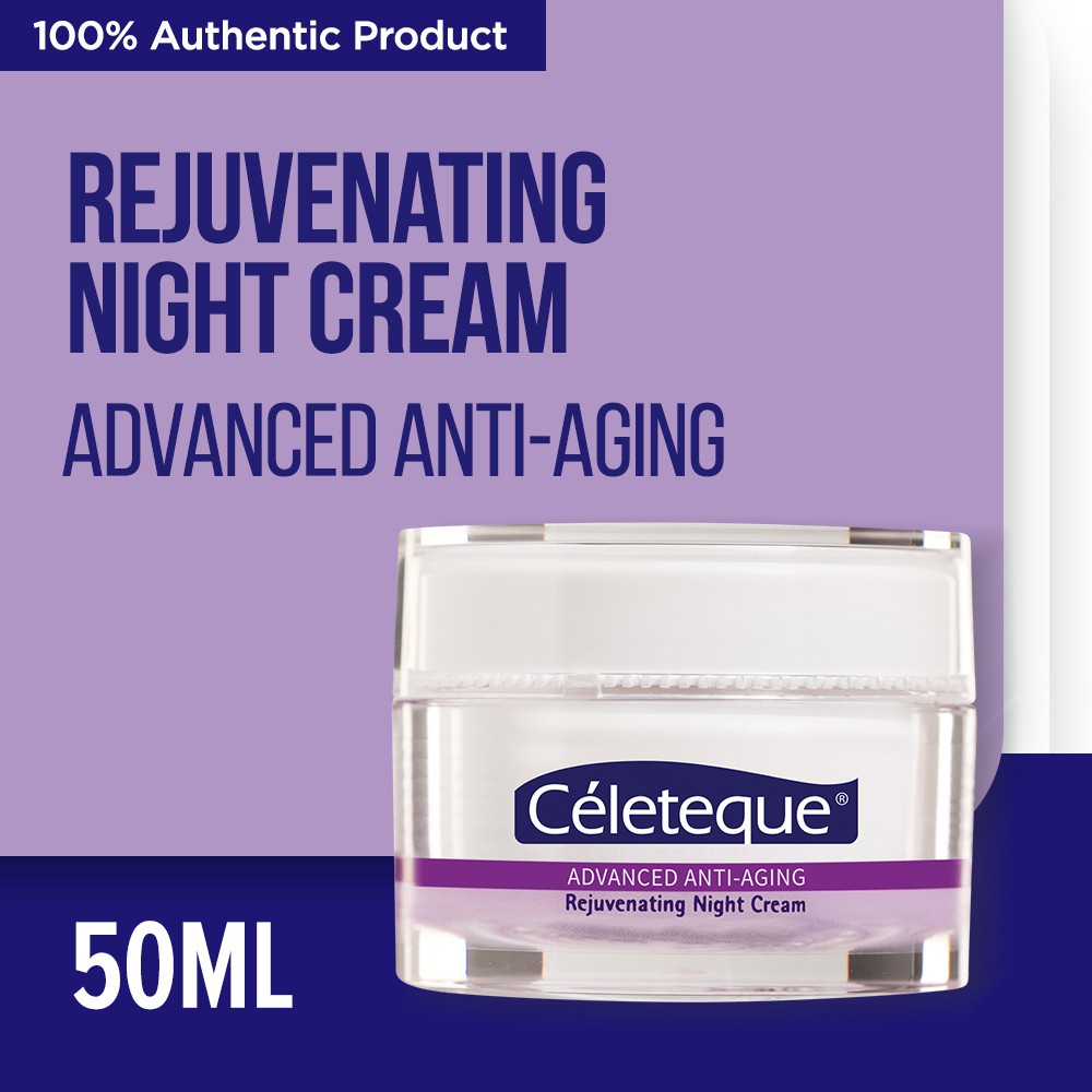 Céleteque Advanced Anti-Aging Rejuvenating Night Cream 50mL | Shopee ...