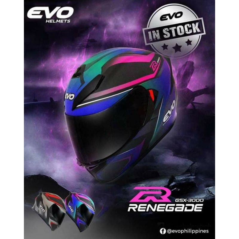 EVO Helmets Philippines EVO GSX-3000v2 Renegade Full Face Helmet ...