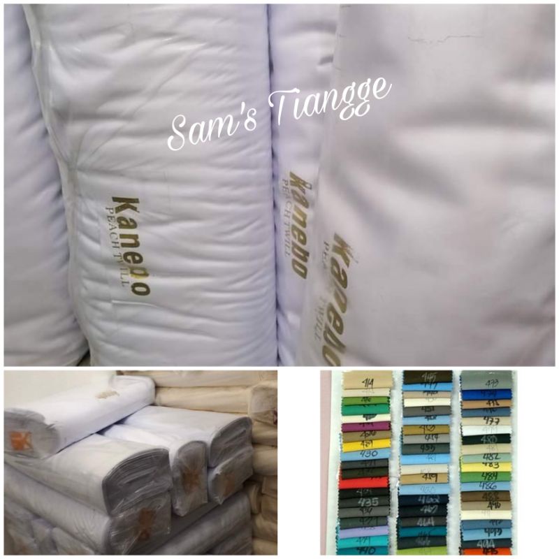 Peach Twill fabric. KANEBO BRAND. Sold per roll. 70 yards in 1 roll. | Shopee Philippines