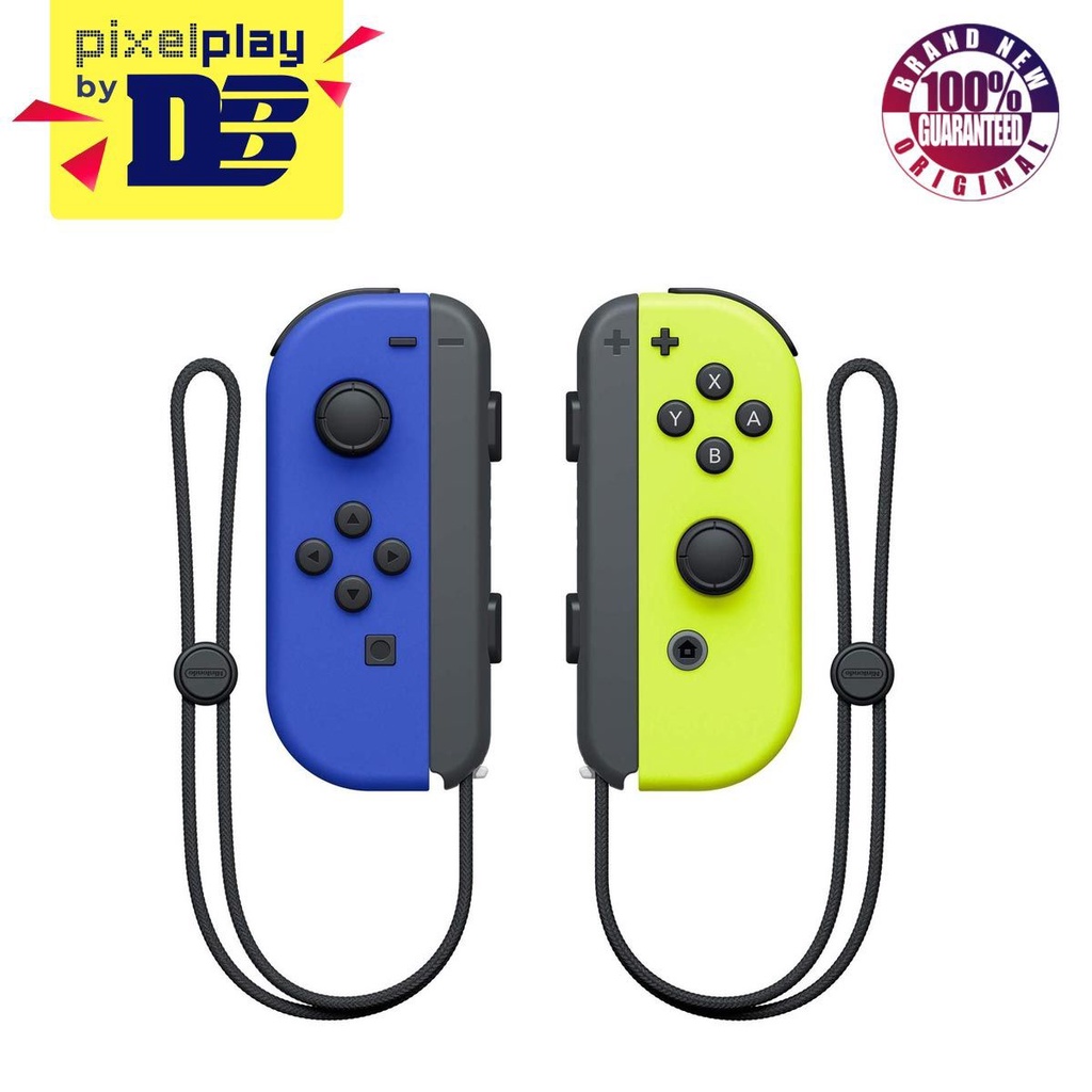 Nintendo Switch Joy Con Controller Blue Neon Yellow | Shopee Philippines