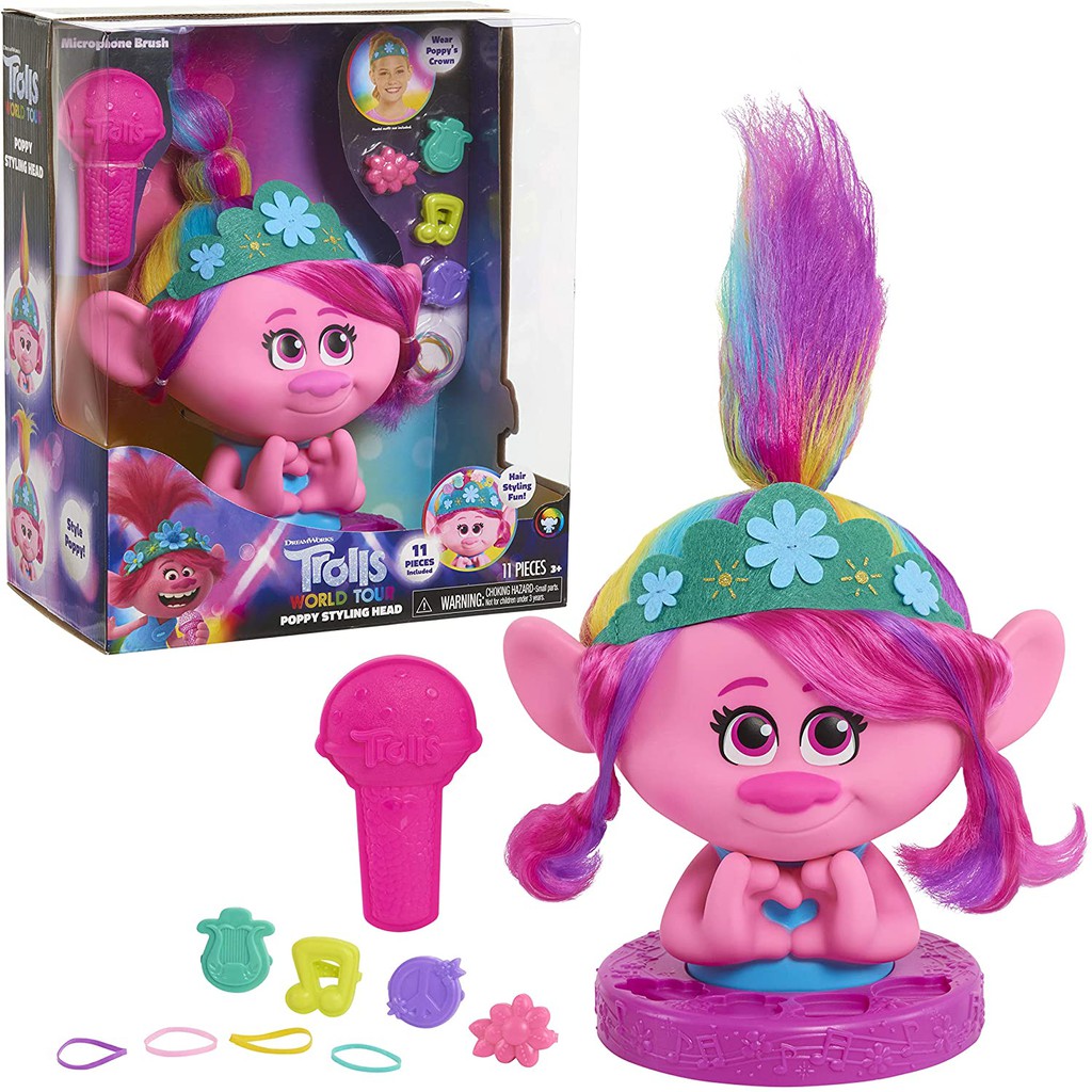 Trolls World Tour Poppy Styling Head | Shopee Philippines