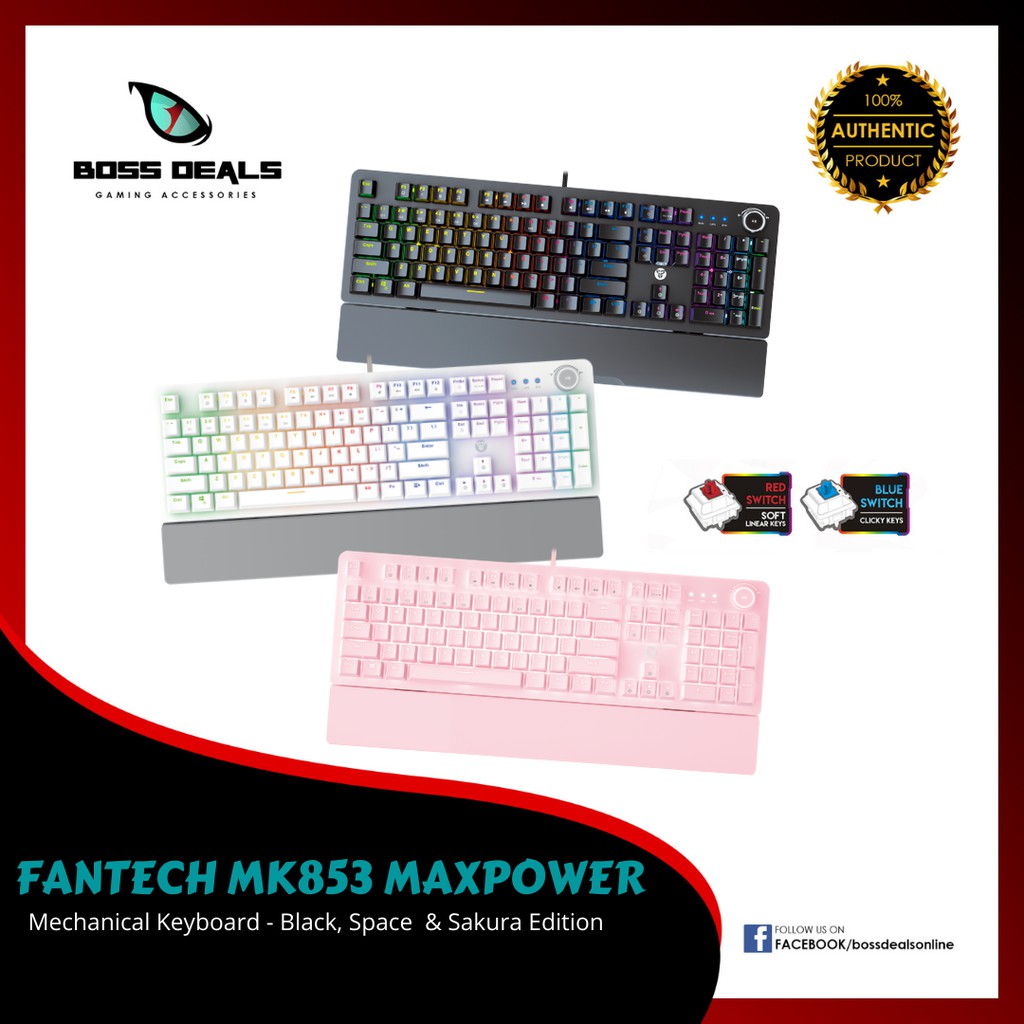 FANTECH MK853 MAXPOWER MECHANICAL KEYBOARD | Shopee Philippines